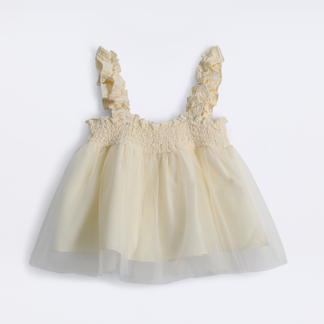 Mona Cream Tutu Dress - BonBona